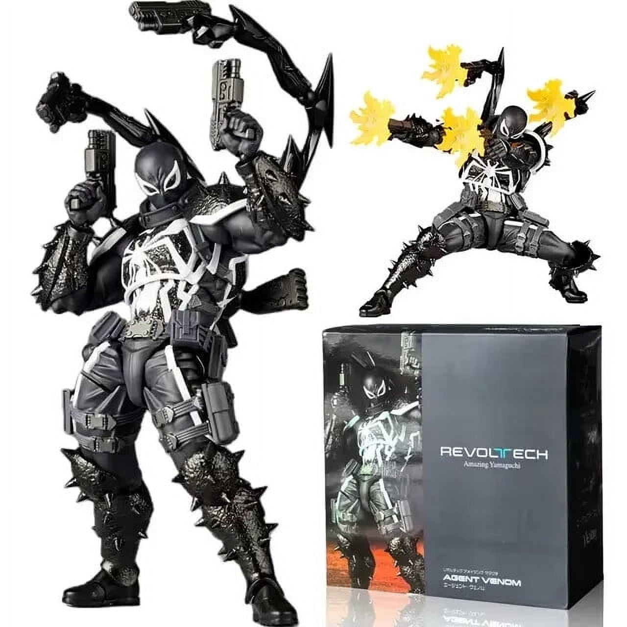 Cyinyin Venom Spider Superhero Man Action Figures - 6.3 Inch Anti-Venom ...