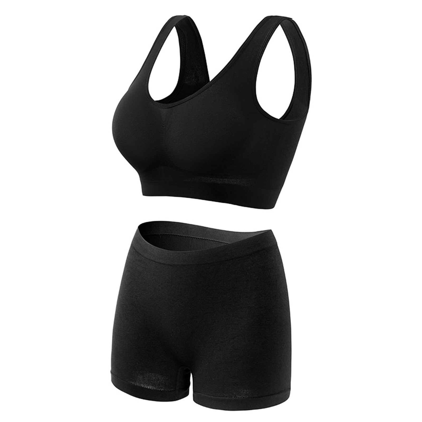 Cyinyin Womens Bras No Underwire Full Support Set Lingerie Women's ...