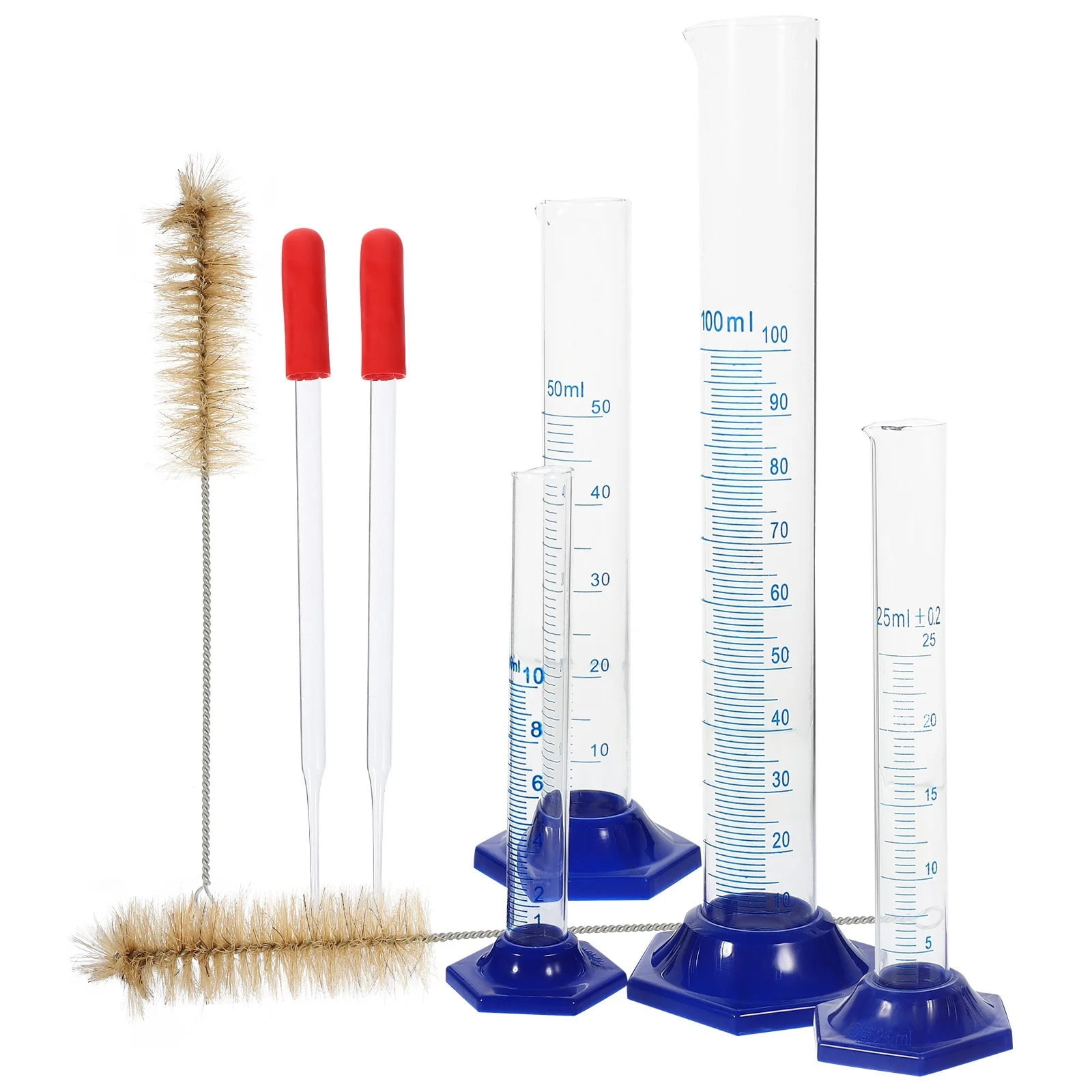 Cylinder Cleaning Brush, s Graduated Measuring Gratuated Beakers And ...