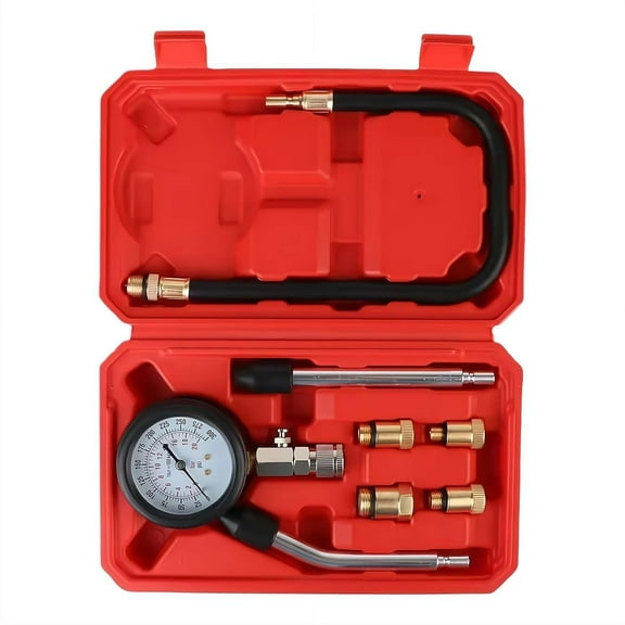 Oil Pressure Tester Tool, Oil Pressure Gauge kit, 0-140 PSI Pressure ...