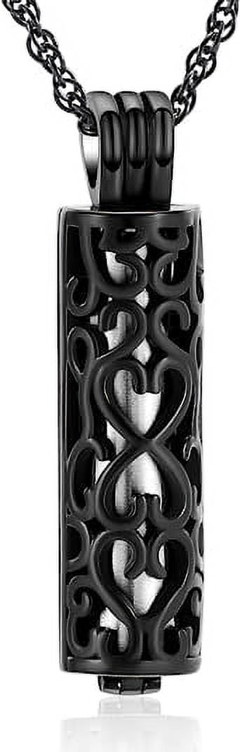 Cylinder Cremation Urn Necklace for Ashes for Women Men Cremation ...