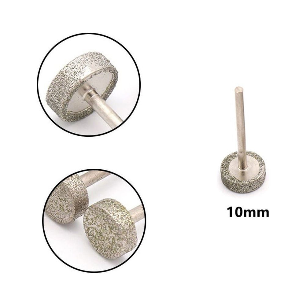 Cylinder Diamond Burr Drill Bit Set for Carving Engraving Drilling 8 ...