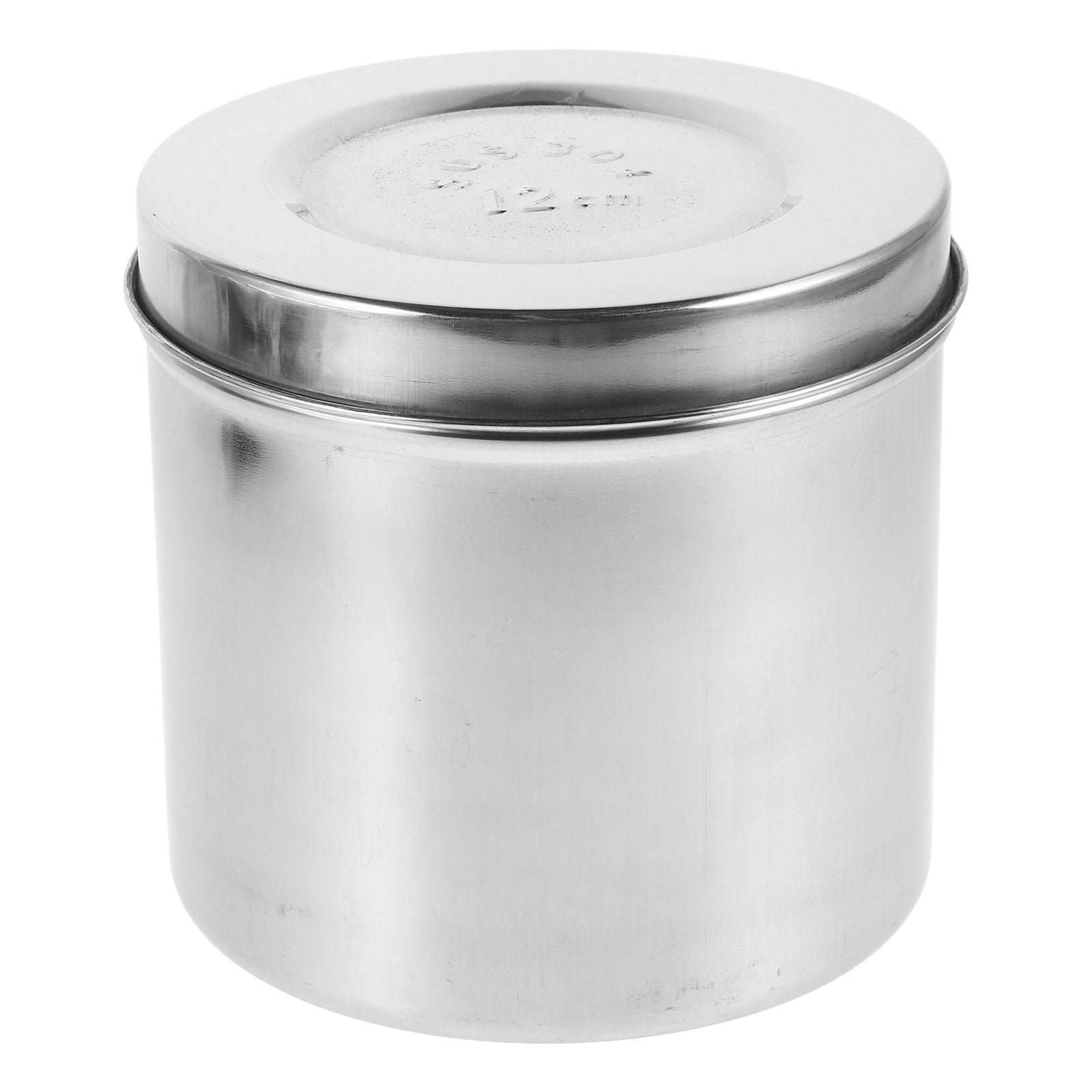 Cylinder Grease Stainless Steel Tea Jar Stainless Steel Sealed Storage ...