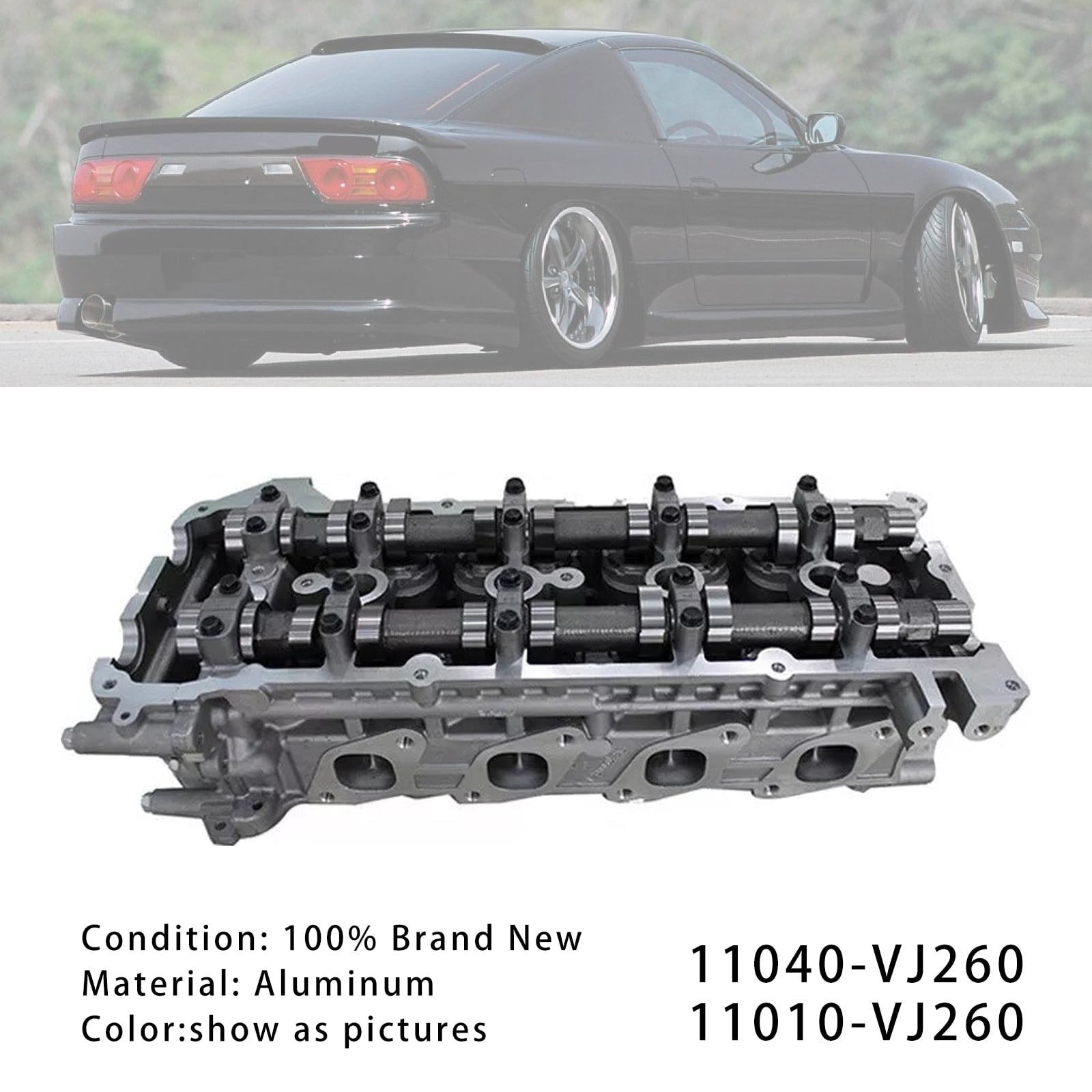 Cylinder Head 11040-VJ260 For Nissan 240 SX/Altima/D22/Palatin/Frontier ...
