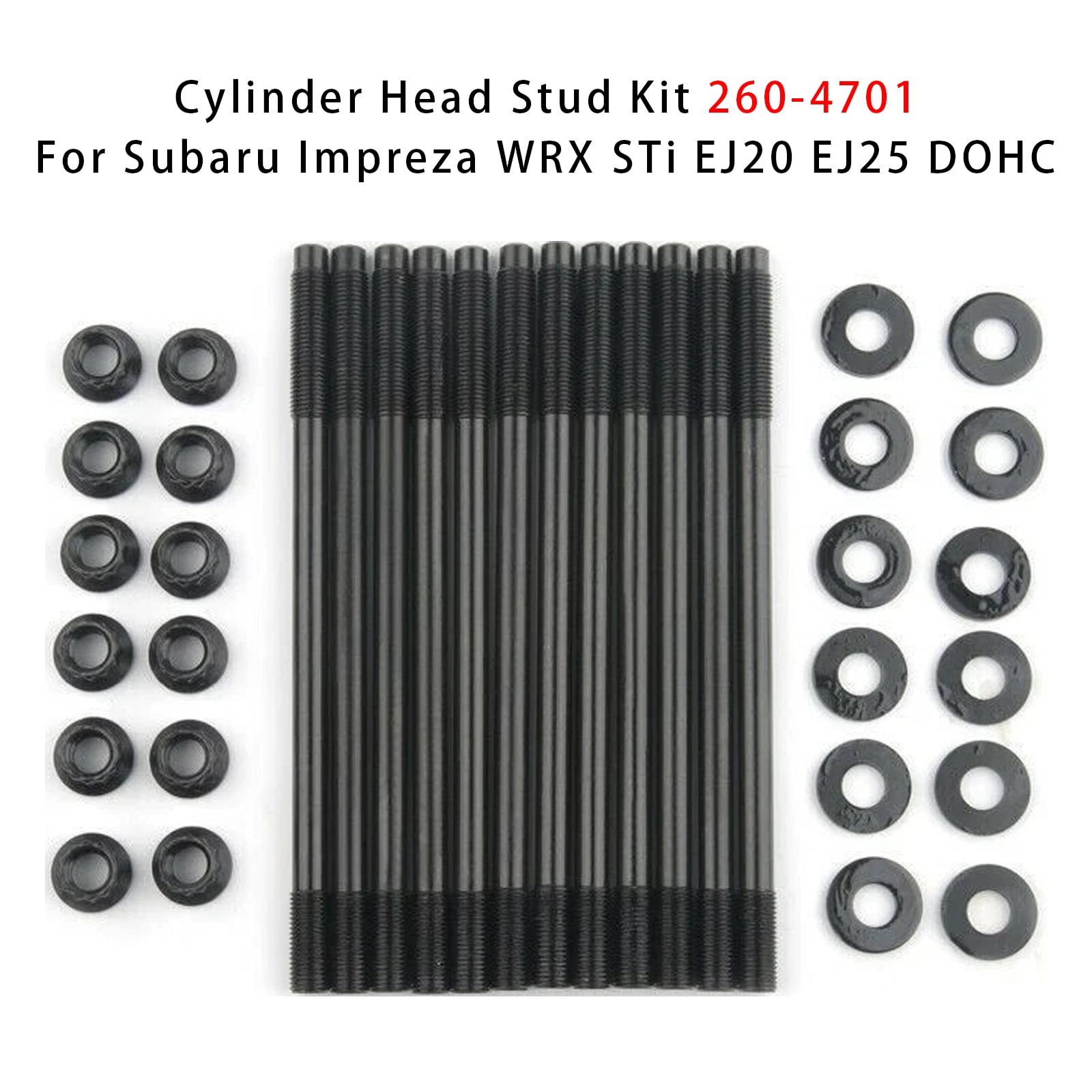 Cylinder Head Stud Kit 260-4701 For Subaru Impreza WRX STi EJ20 EJ25 ...