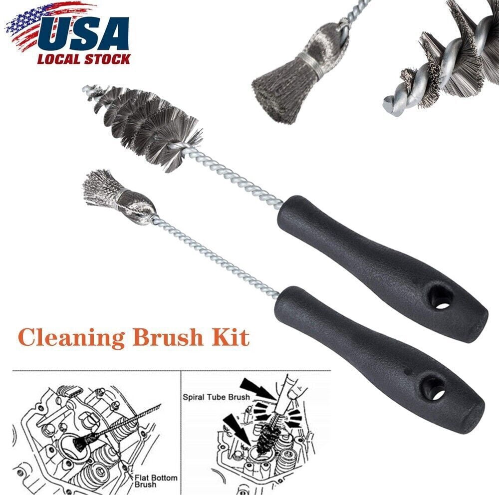 Cylinder Injector Sleeve Cup/Seat/Bore Cleaning Brush Kit Fit CAT/Ford ...