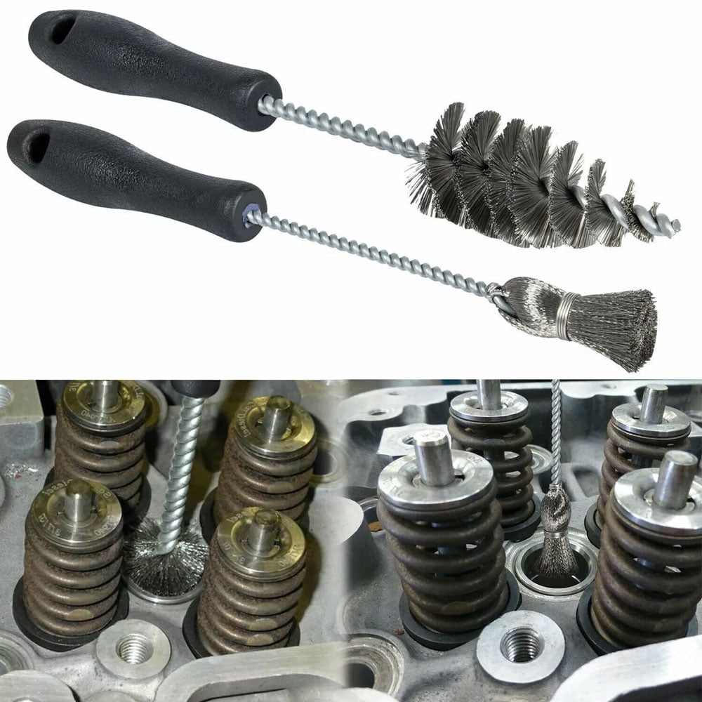 Cylinder Injector Sleeve Cup/Seat/Bore Cleaning Brush Kit For CAT Ford ...