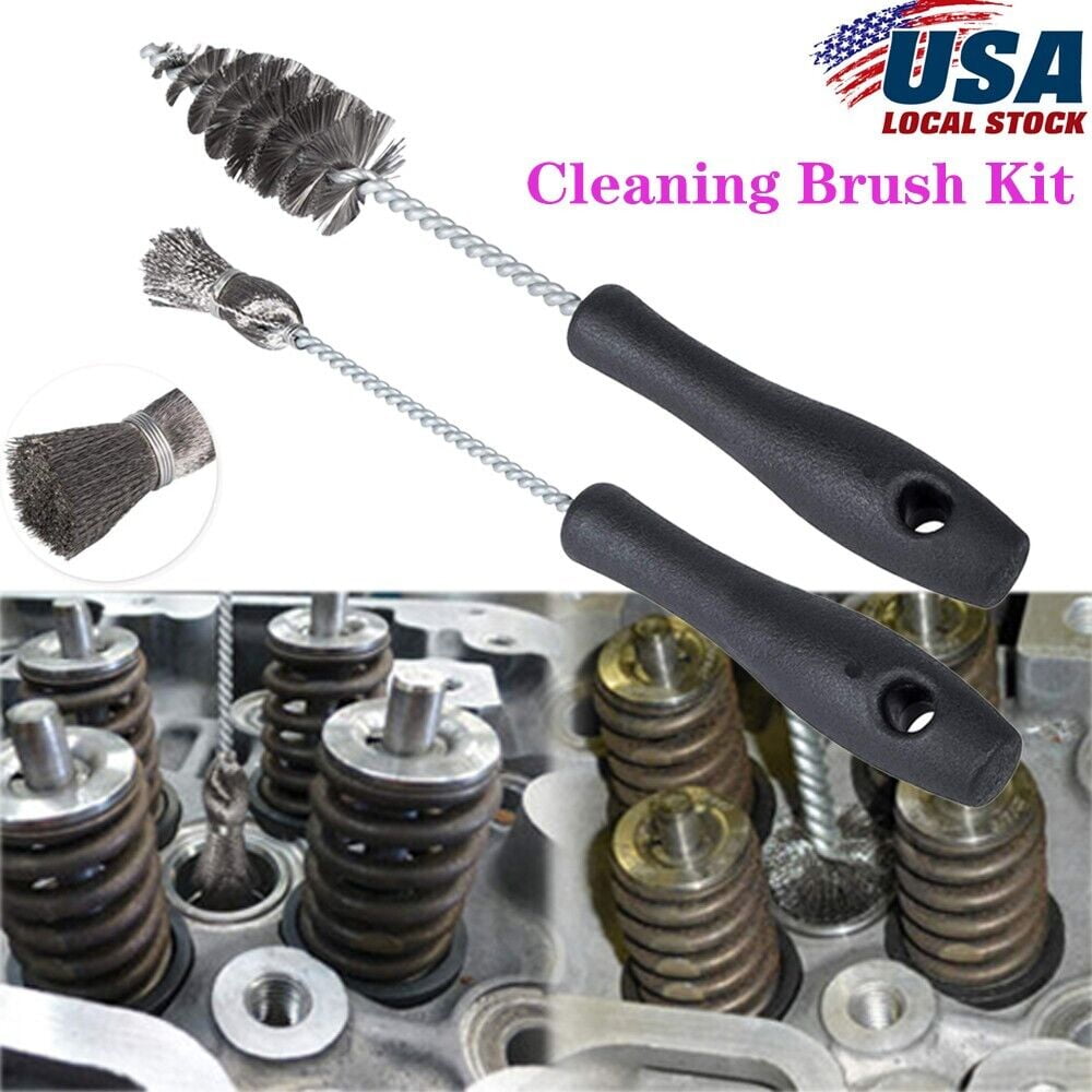 Cylinder Injector Sleeve Cup/Seat/Bore Cleaning Brush Kit For CAT/Ford ...