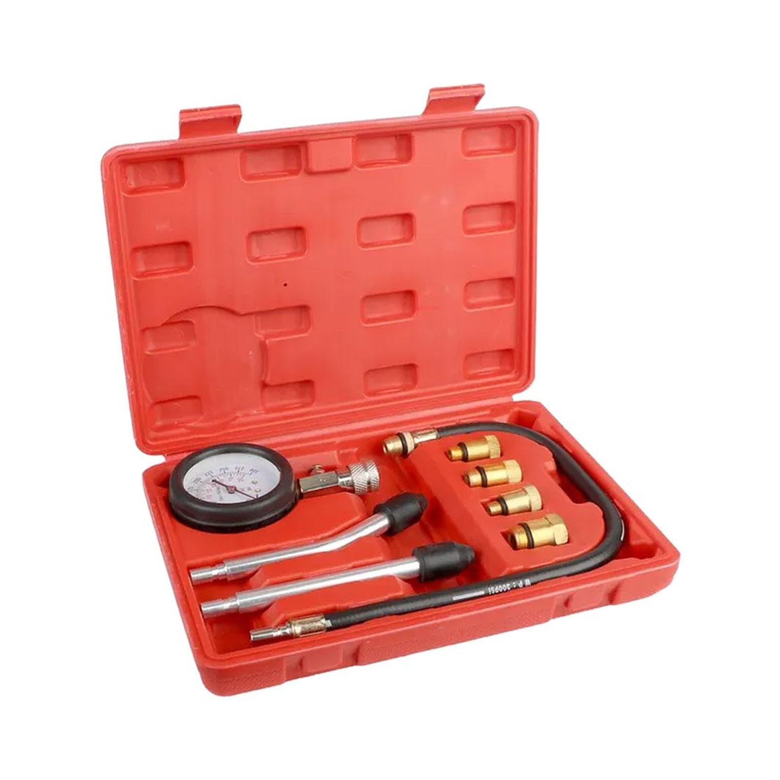 Cylinder Leak Tester Compression Leakage Set Double Gauge Petrol Engine ...