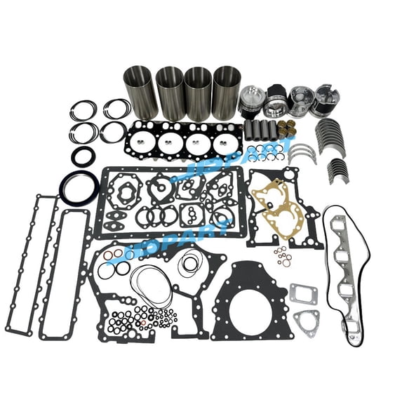 Cylinder Liner Kit With Gasket Set Bearing Fit For Mitsubishi D04FD ...