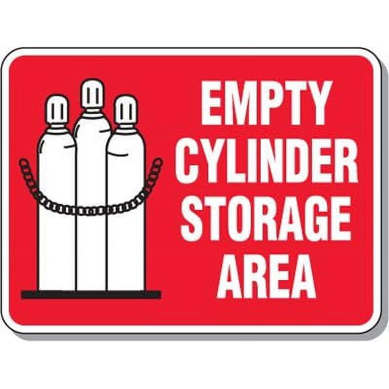 Cylinder Mining Signs - Empty Cylinder Storage ┴REA Safety & Compliance ...