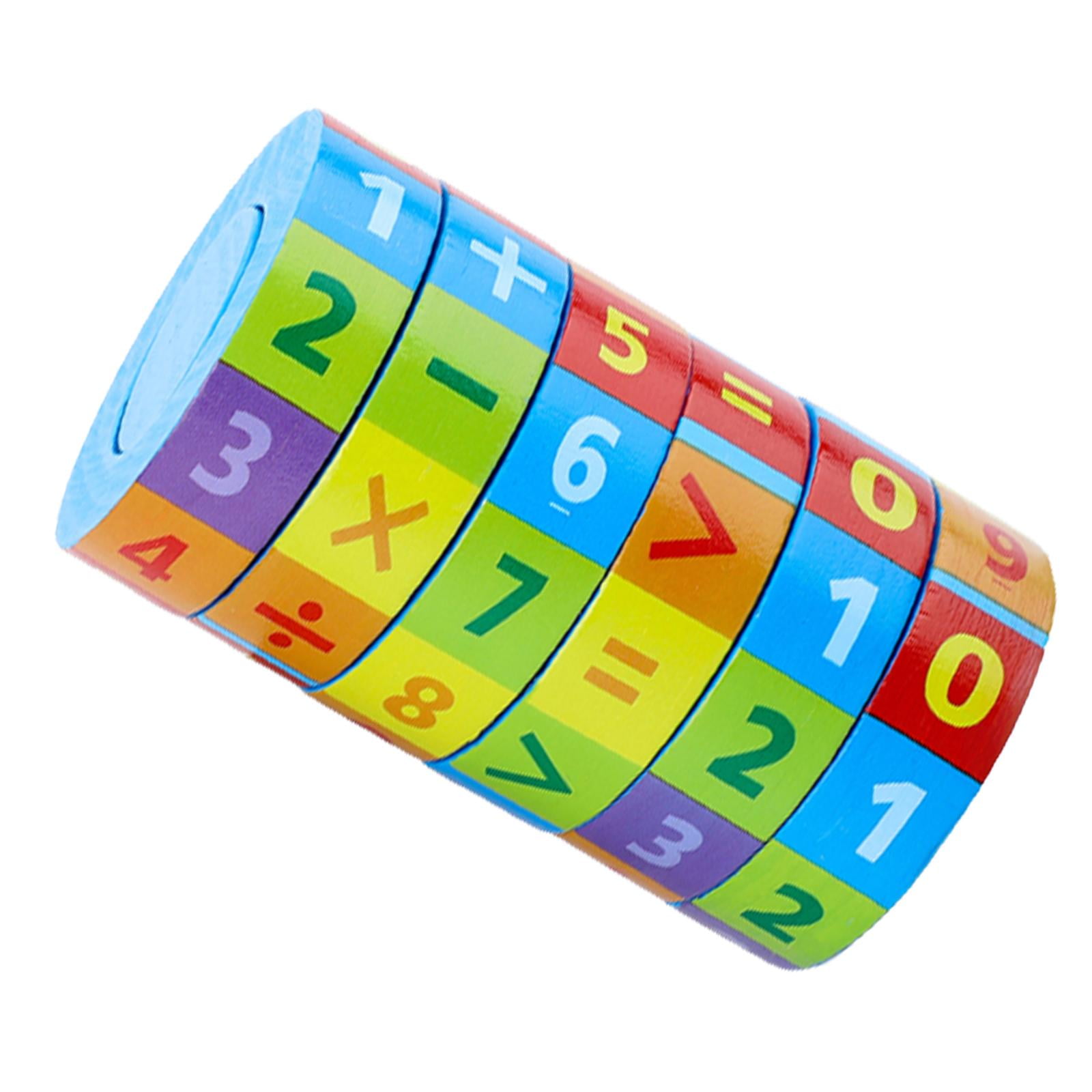 Cylinder Numbers Toys Learning Skill Toy Educational Toys Colorful ...