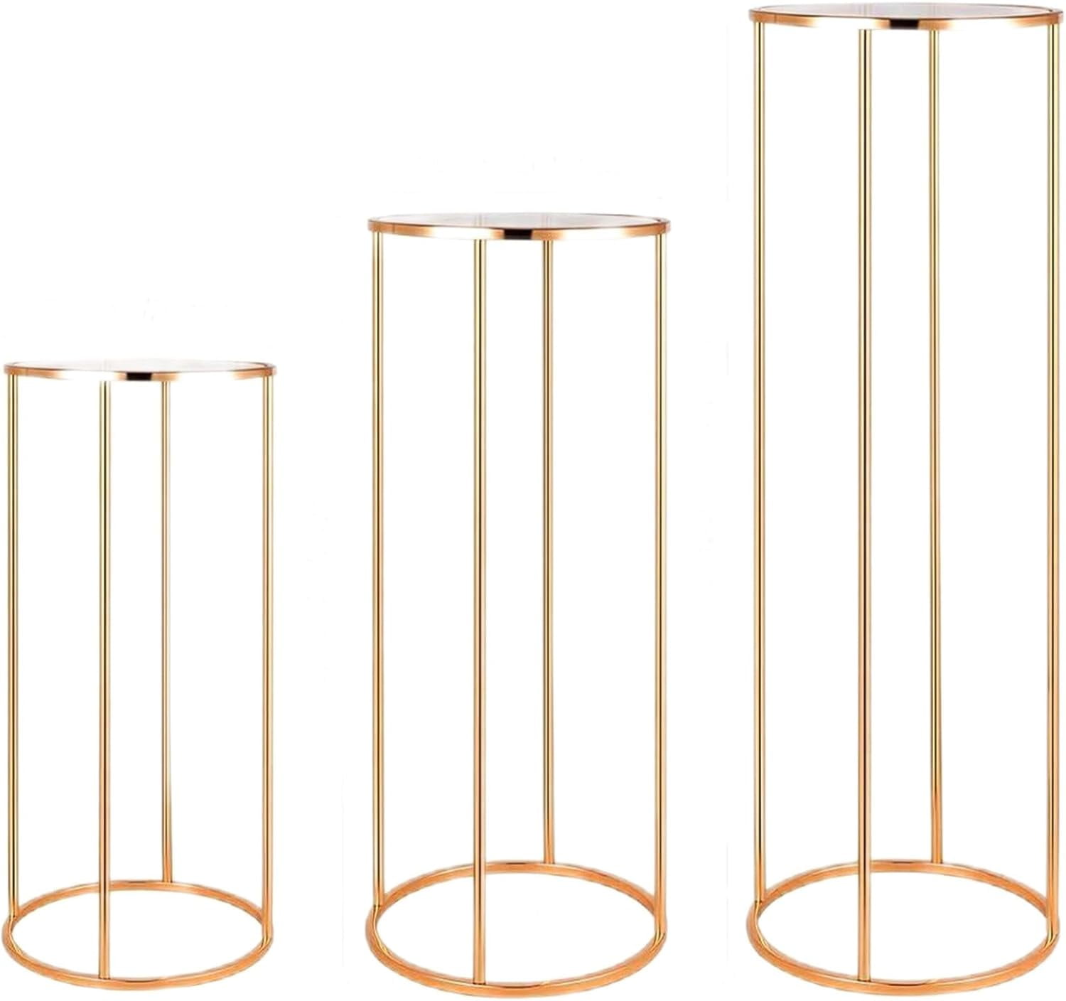 Cylinder Pedestal Stand for Party Metal 3pcs, Cilindros Para ...