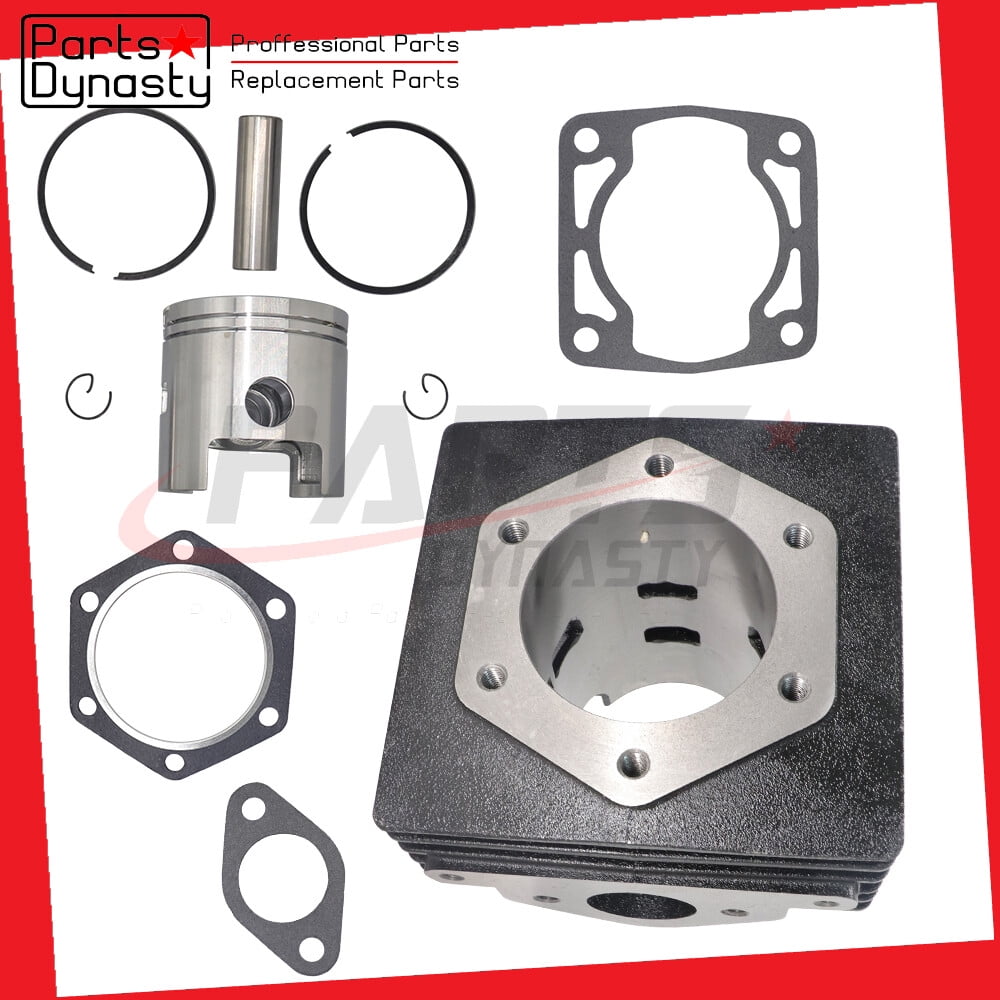 Cylinder & Piston Rebuild Kit Fit EZGO 1976-88 2 cycle 244cc EC25-2PG ...