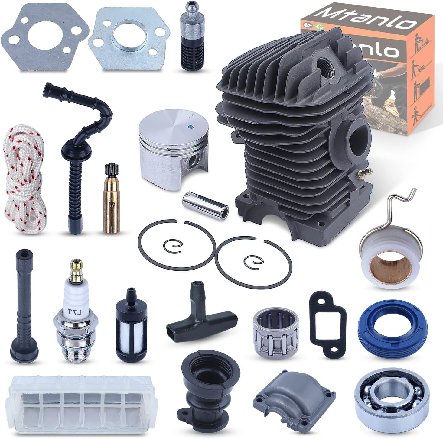 Cylinder Piston Tune Up Kit For Stihl MS250 MS230 025 023 Motor 42.5mm ...