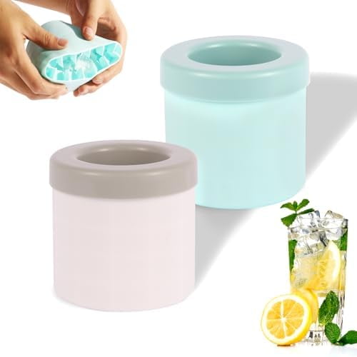 Cylinder Silicone Ice Cube Trays, Mini Ice Cube Modes, Small Ice Maker ...