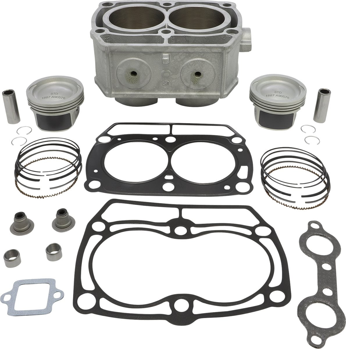 Cylinder Works Complete Standard Bore Cylinder & Piston Kit (60002-K05 ...
