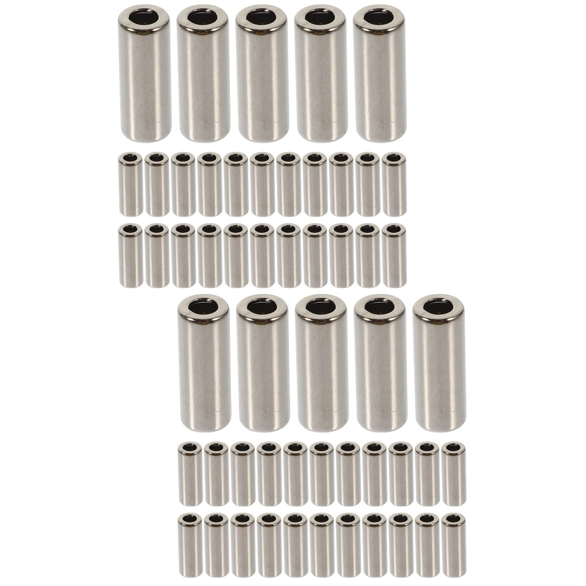 Cylindrical Buckle Shoelace End Cylinder Beads for Plants Alloy DIY ...