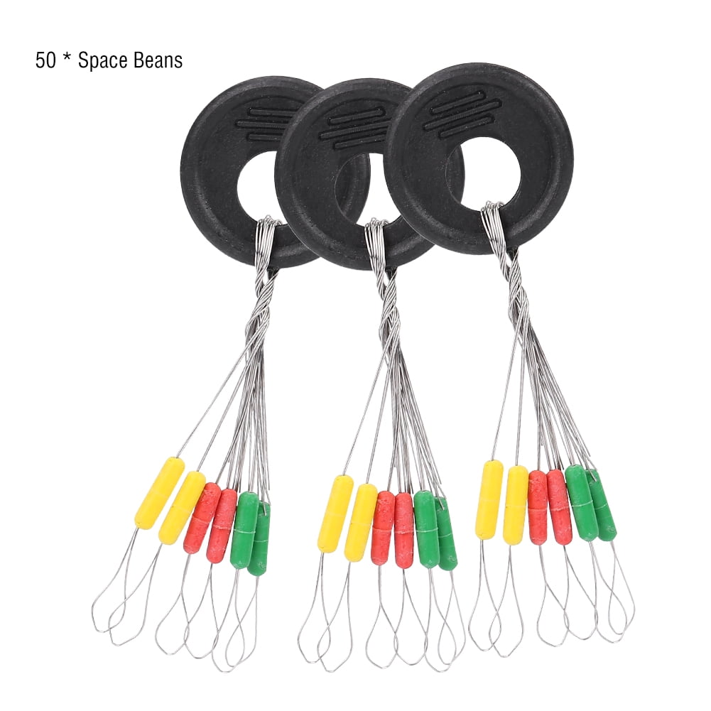 Cylindrical Colorful Space Beans Fishing Line Connector Float Stopper ...