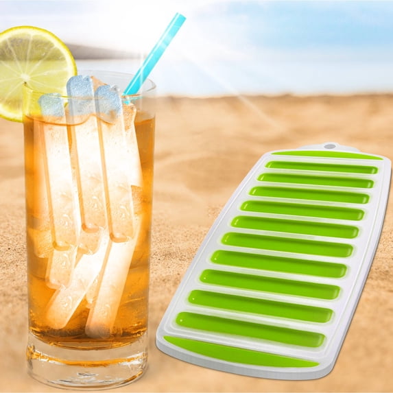 Cylindrical Ice Tray for Popsicles, Jelly Molds, and Cold Drinks - Long ...
