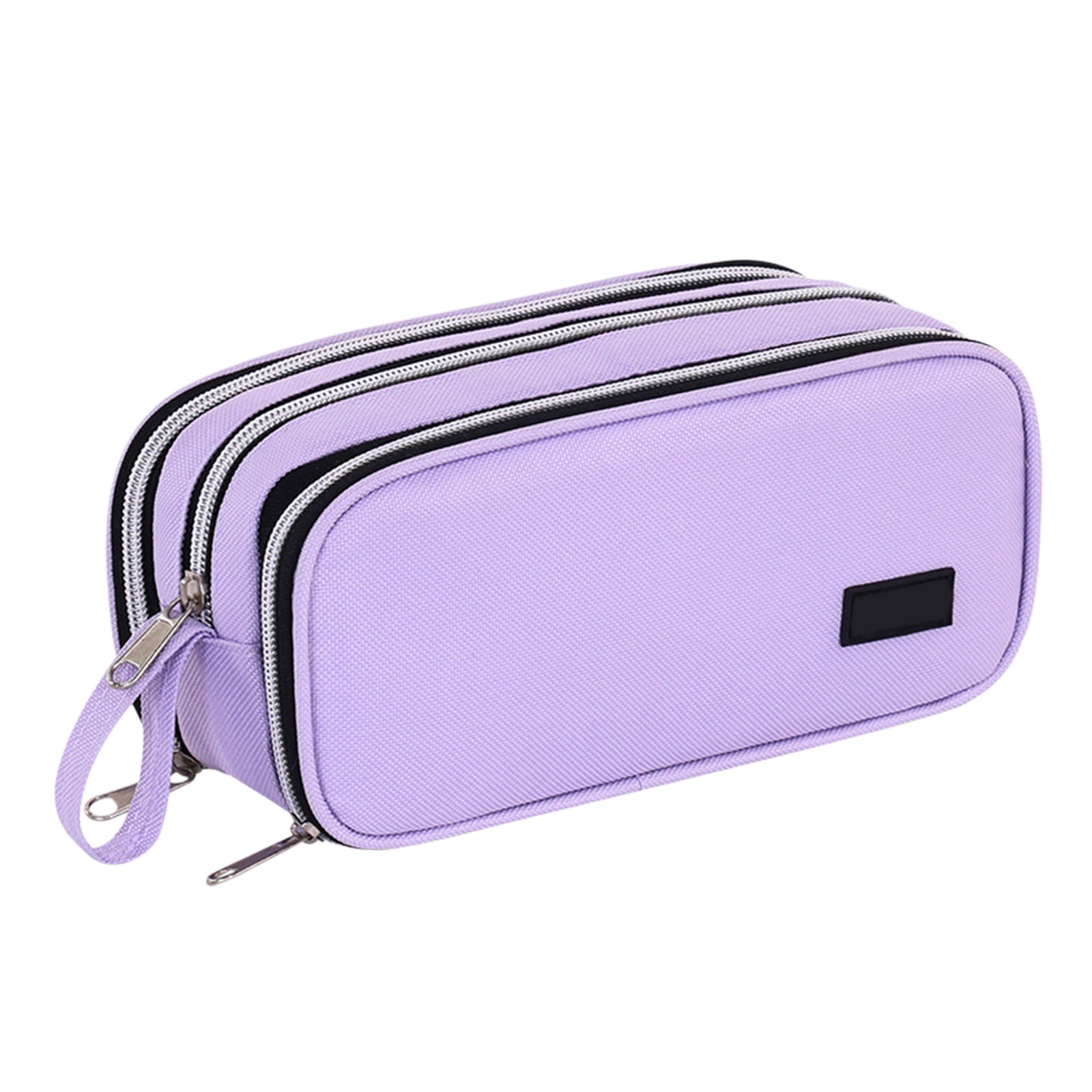 Cylindrical Pencil Case Oxford Cloth Organizer with Carry Handle Marker ...