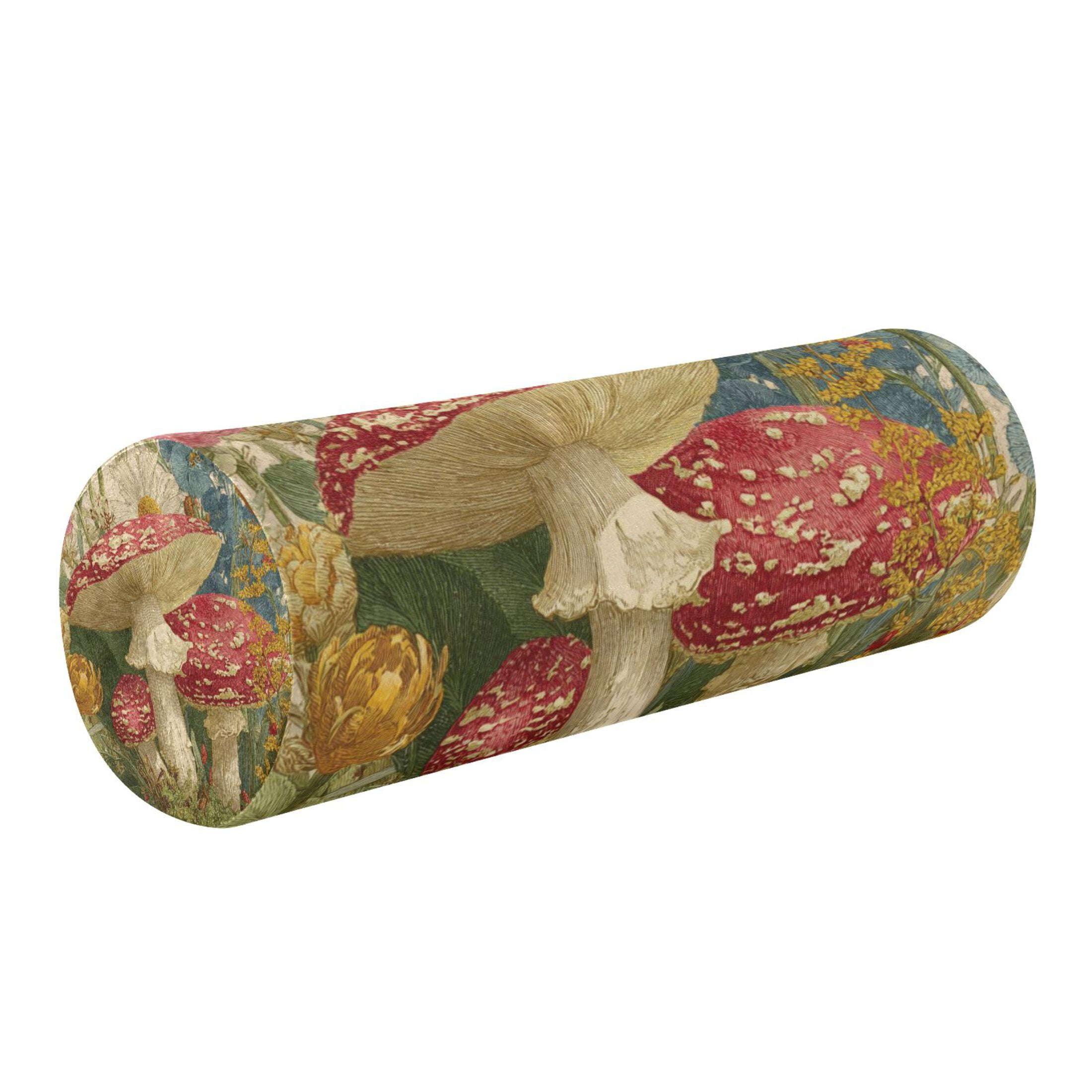 Cylindrical Pillow Decorative Neck Roll Pillow with Removable Washable ...