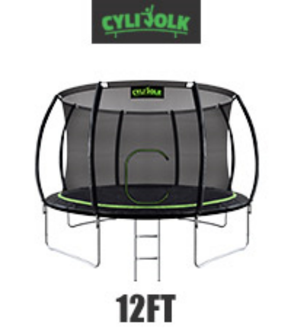 Cylivolk 12Foot Trampoline , Trampoline Outdoor for Kids and Adults ...