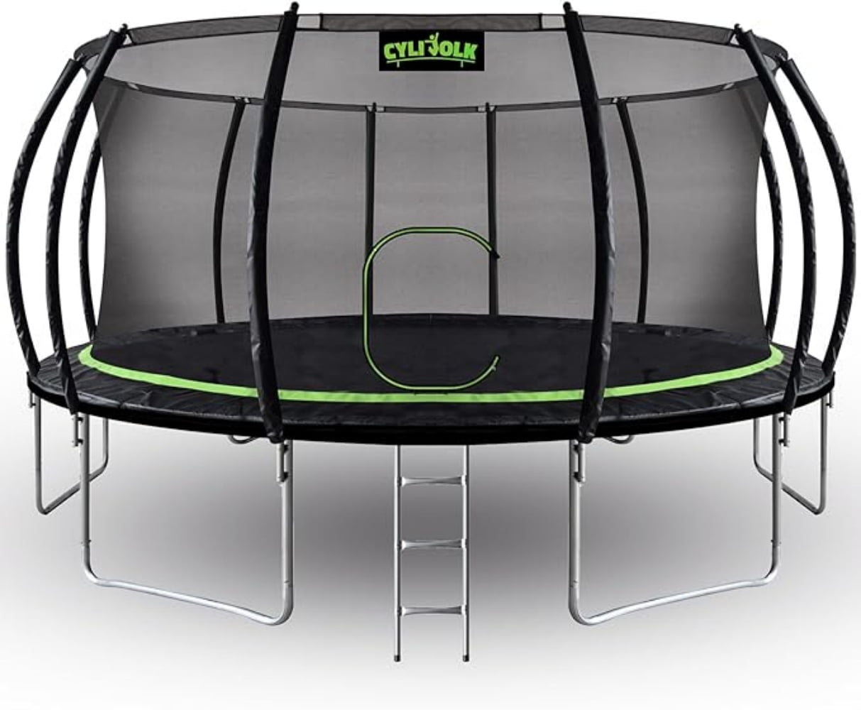 Cylivolk 16FT Diameter Trampoline , Trampoline Outdoor for Kids and ...
