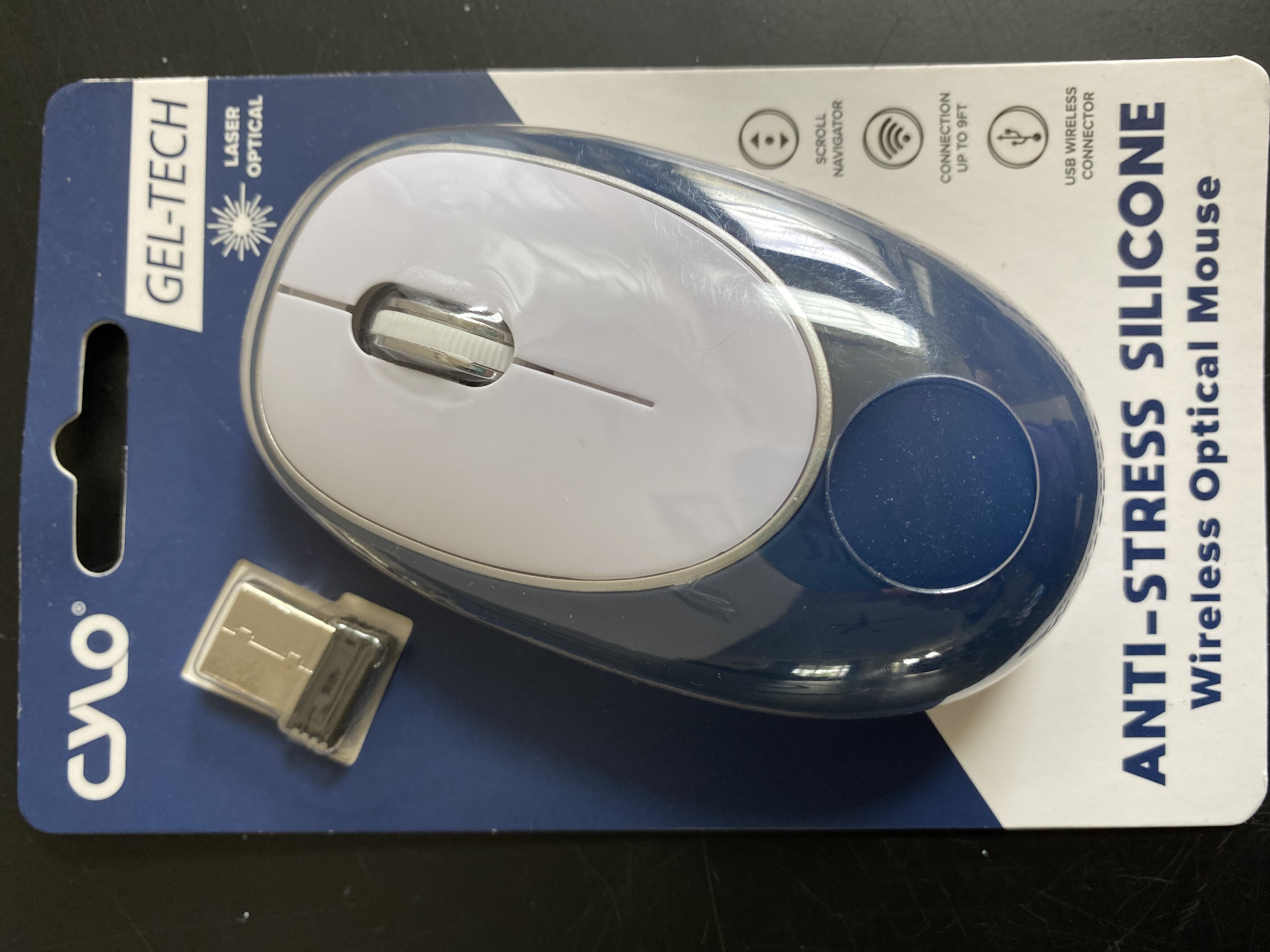 Cylo 3 Button Gel Silicone Mouse - Walmart.com