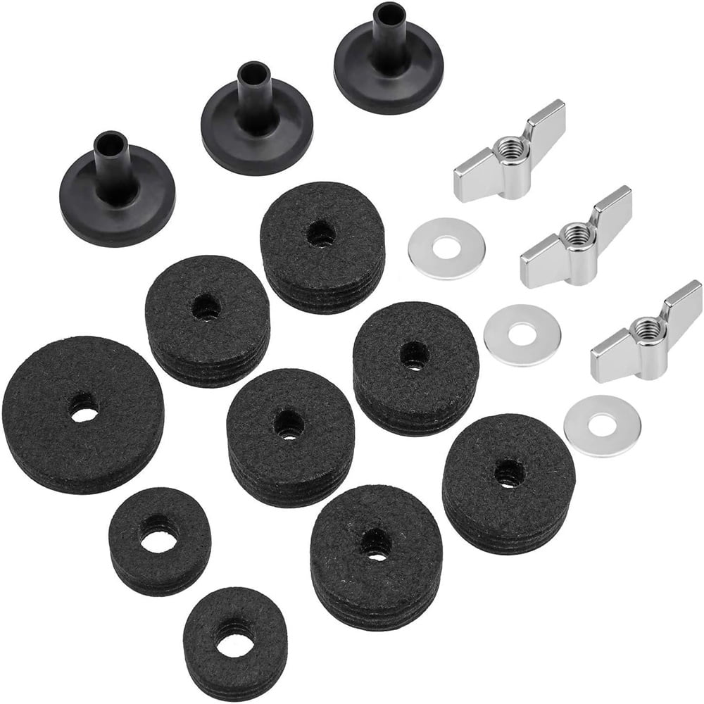 18PCS Cymbal Replacement Accessories, Cymbal Stand Felts, Drum Cymbal ...