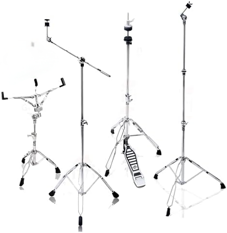 Cymbal Stand Hardware Pack 4 Piece Set | Full Size Percussion Drum ...