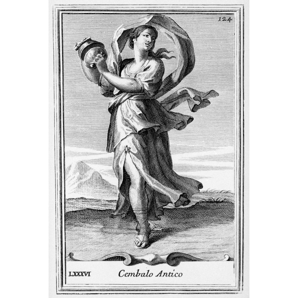 Cymbals 1723. Na Woman Playing Cup-Shaped Cymbals From The Ancient Near ...