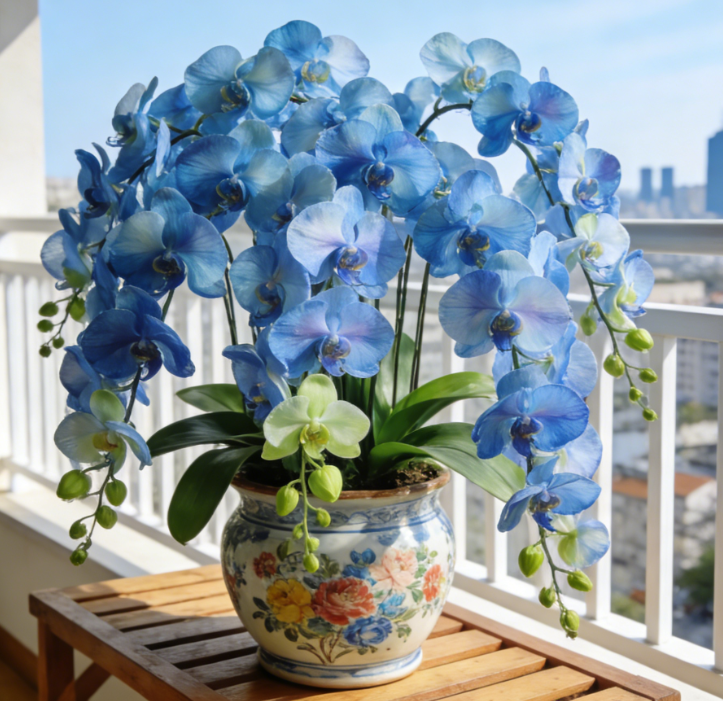 Cymbidium Style Garden Stake for Indoor Decoration, Soft Romantic ...