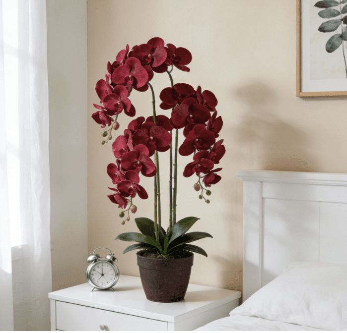 Cymbidium Style Garden Stake for Indoor Decoration, Soft Romantic ...