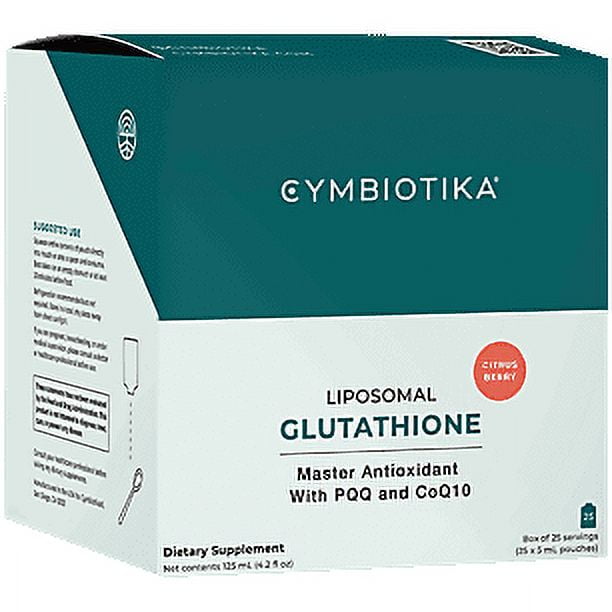 Cymbiotika Liposomal Glutathione Master Antioxidant - Citrus Berry ...
