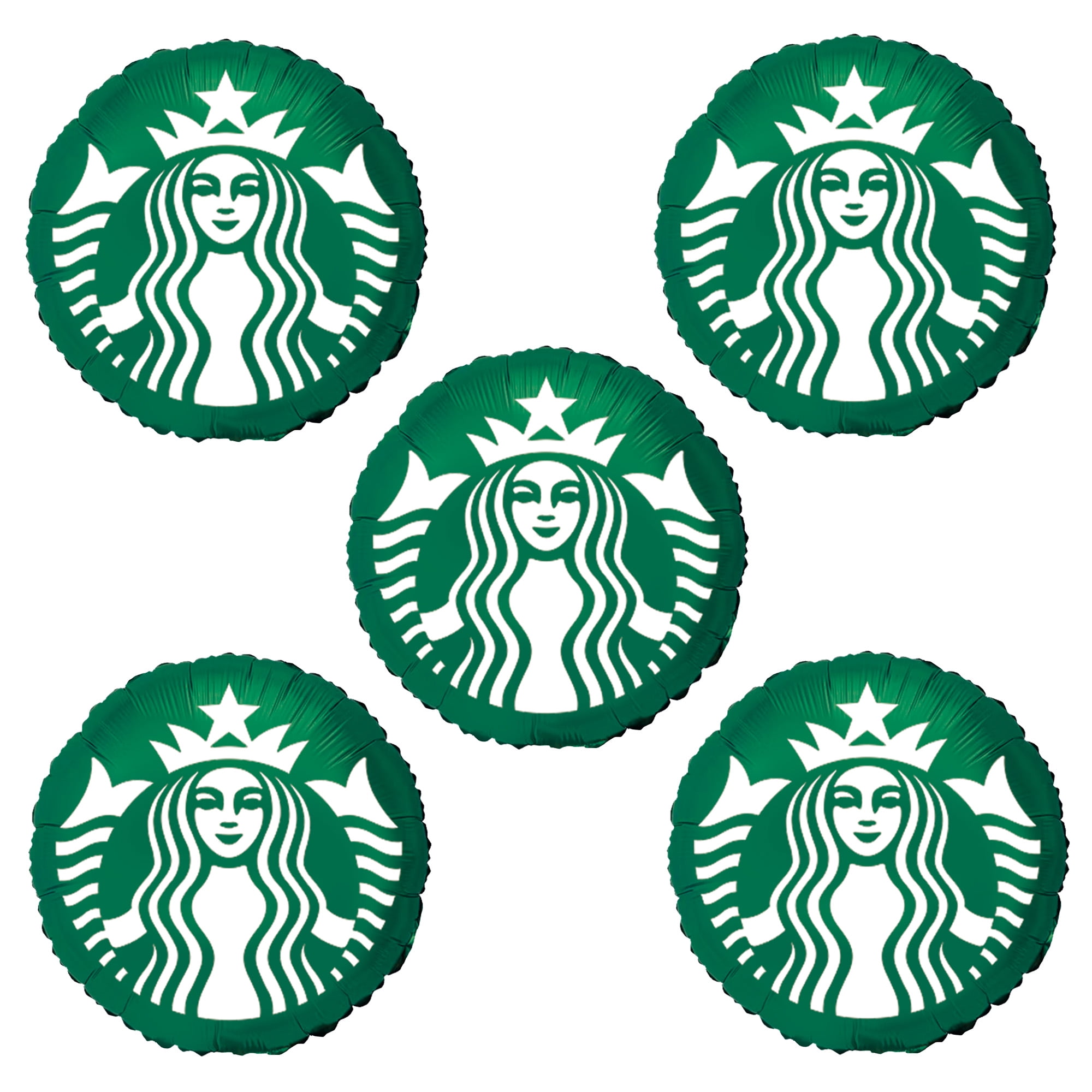 Cymylar 18-inch Green Coffee Balloons, Snack Food Birthday Party ...