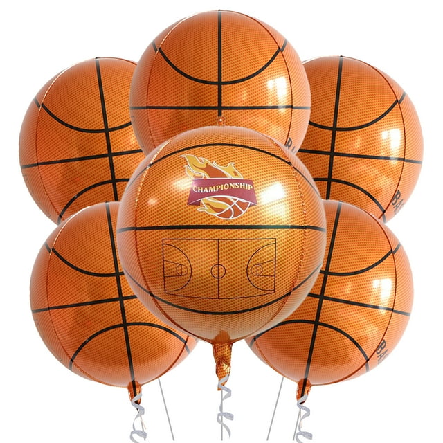 Cymylar Basketball Foil Balloon, Sports Themed Children's Birthday ...