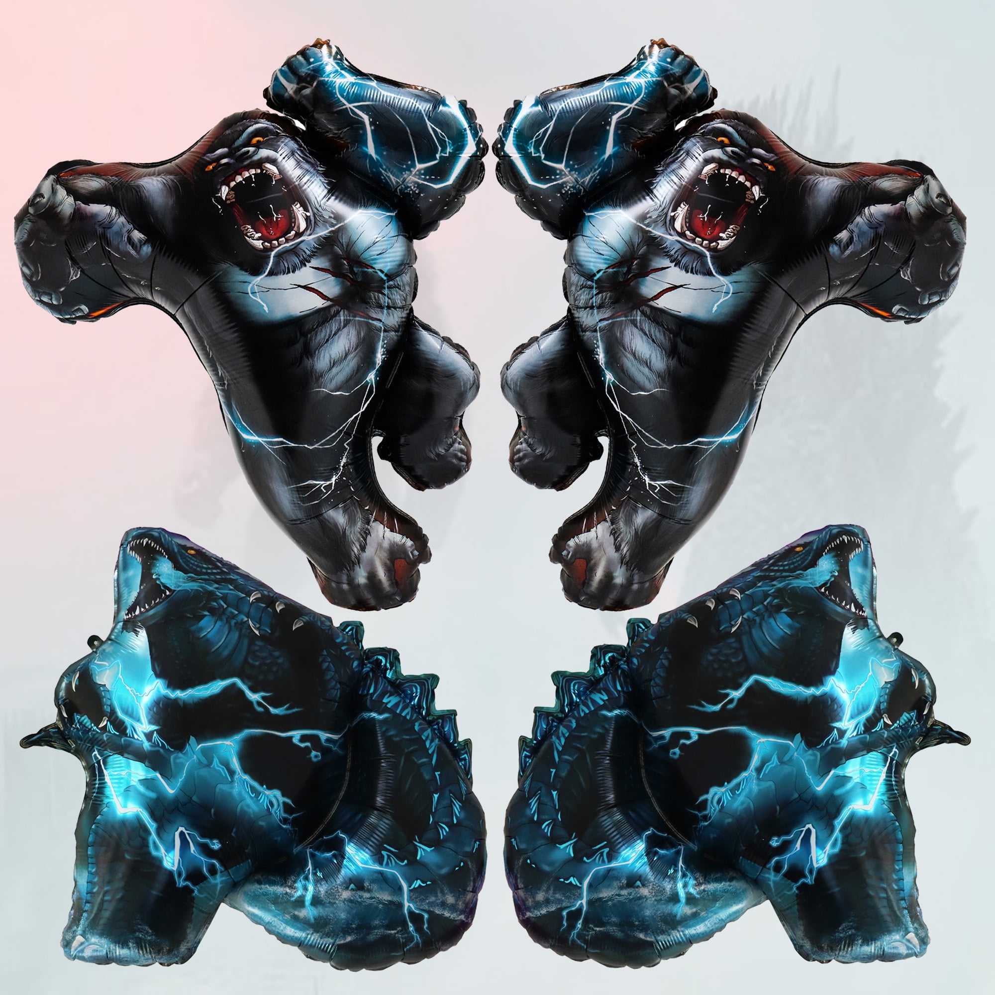 Cymylar 34 inch Godzilla King Kong Foil Balloon, Blackish Green, Animal ...