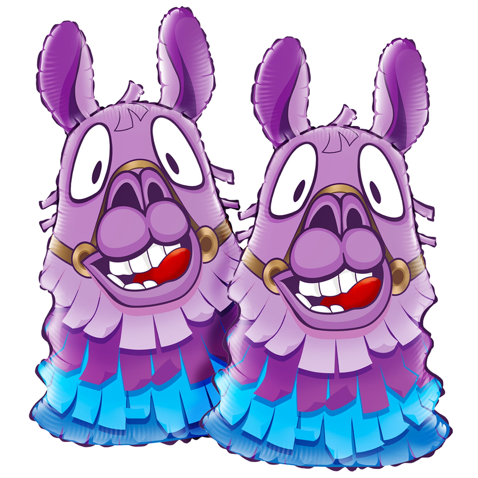 Cymylar 30-inch Large Mexican Pinata Alpaca Foil Balloon, Multicolour ...