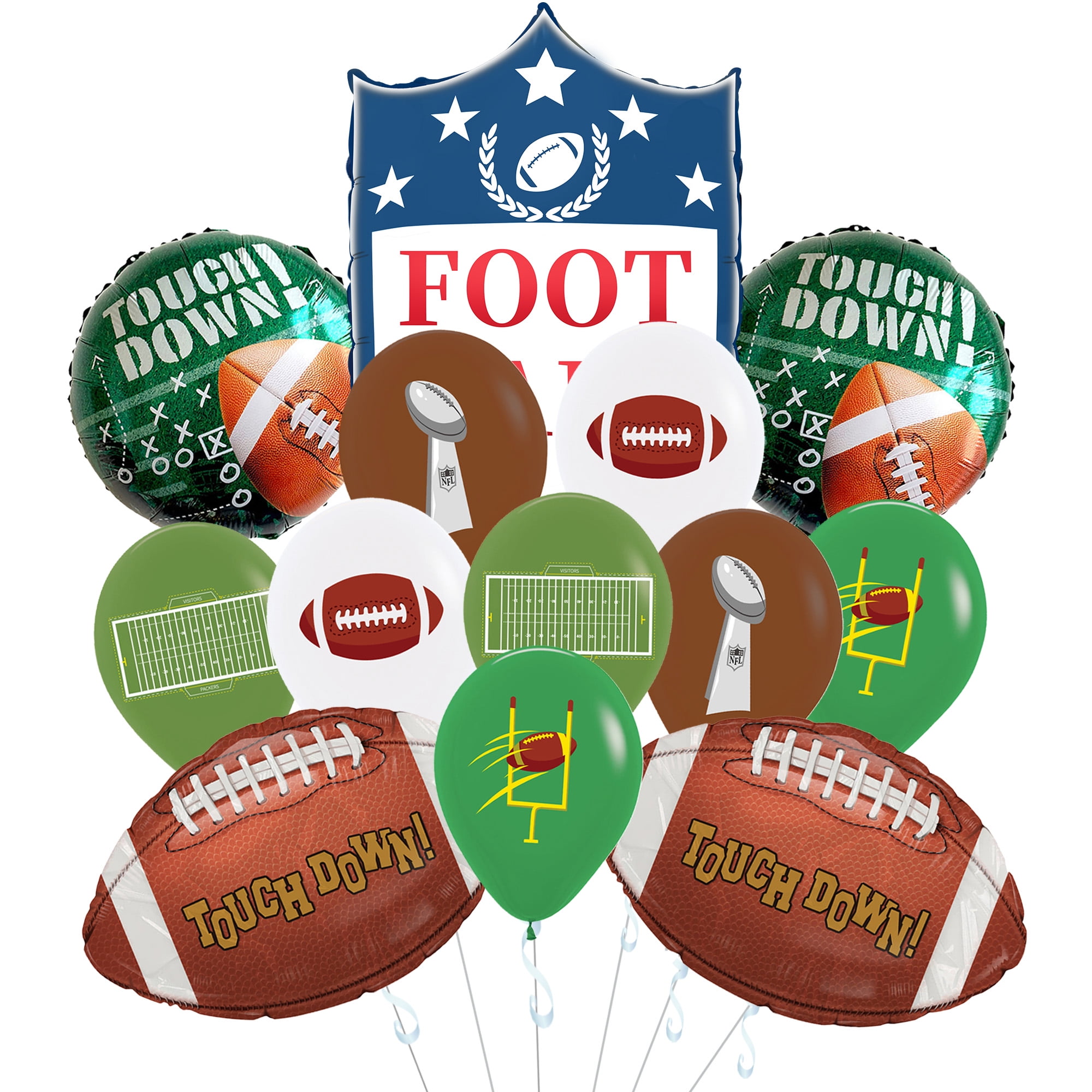 Snapper Flounder Rigs 10-Piece Sports Foil Balloons Set - 18" Baseball ...