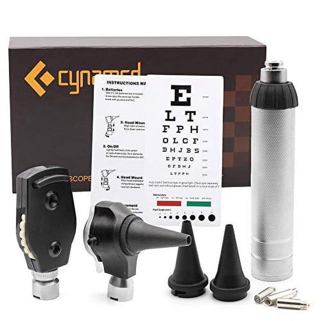 Cynamed 2-in-1 Ear Scope Set - Multi-Function Otoscope for Ear, Nose ...