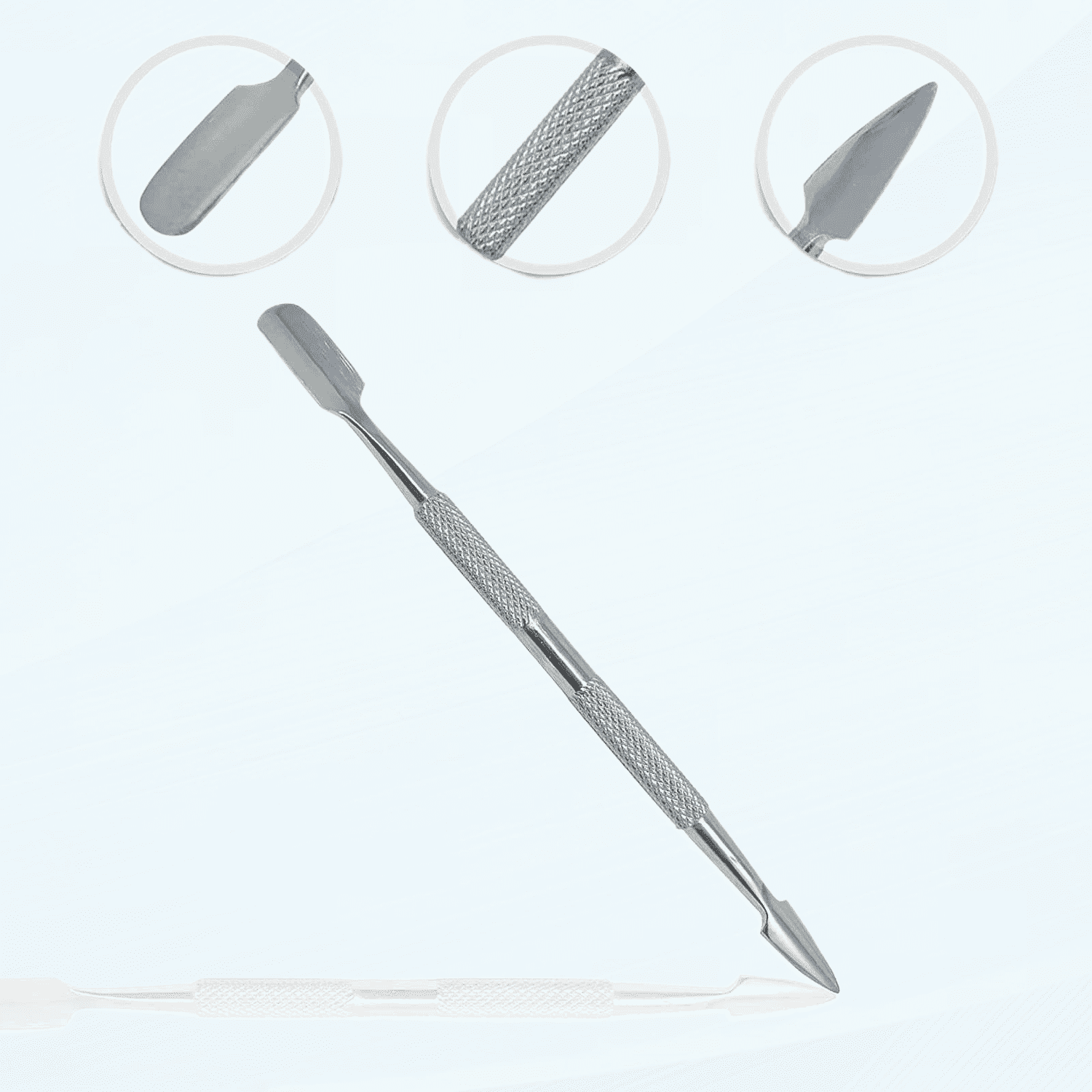 Cynamed Care Cuticle Pusher and Spoon Nail Cleaner - Professional Grade ...