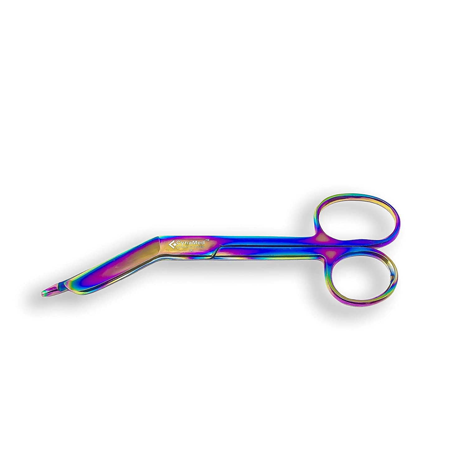 Cynamed Lister Bandage Scissors with Multicolor Titanium Coating and ...