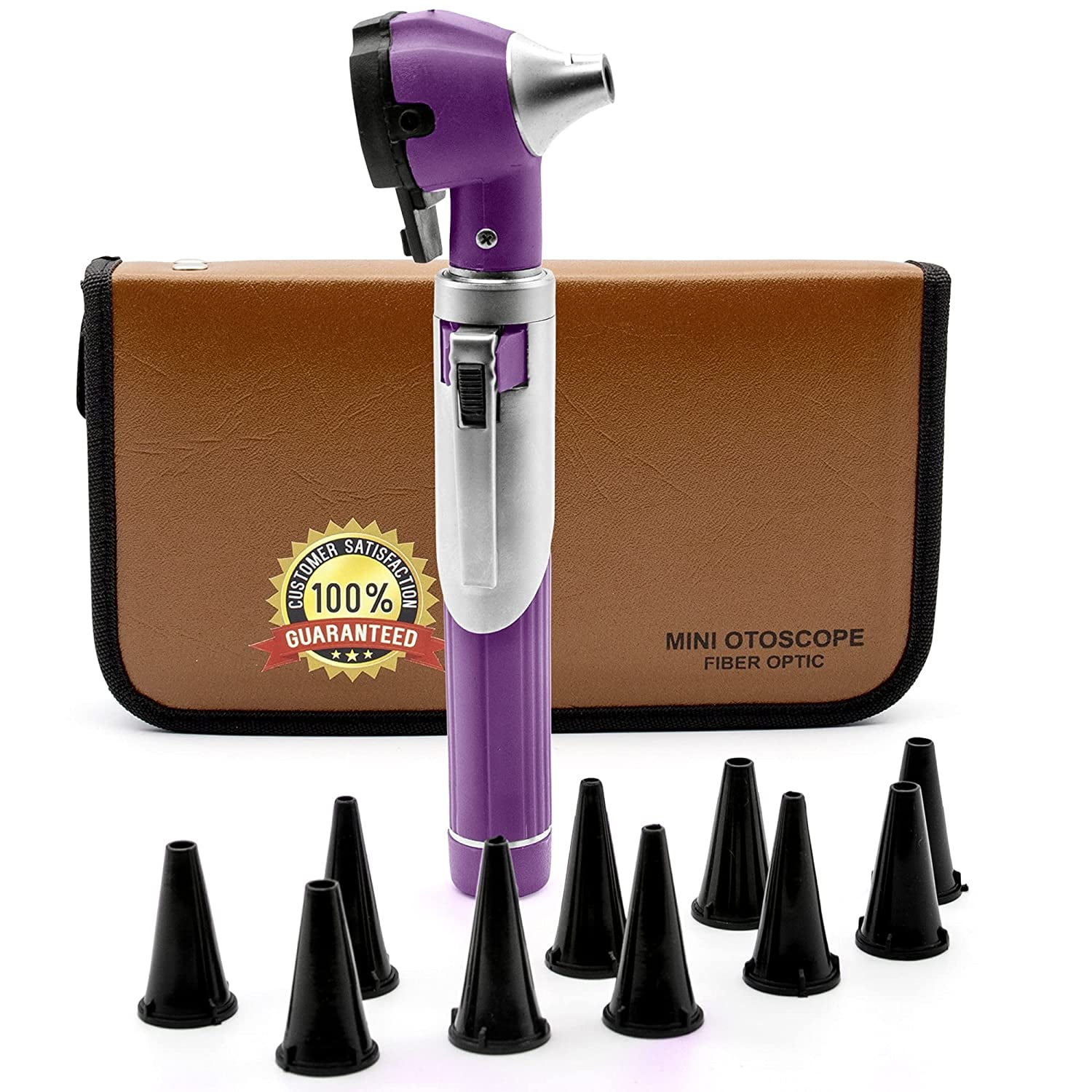 Cynamed Mini Otoscope Kit - Portable Ear Exam Tool - 4X Magnifying ...