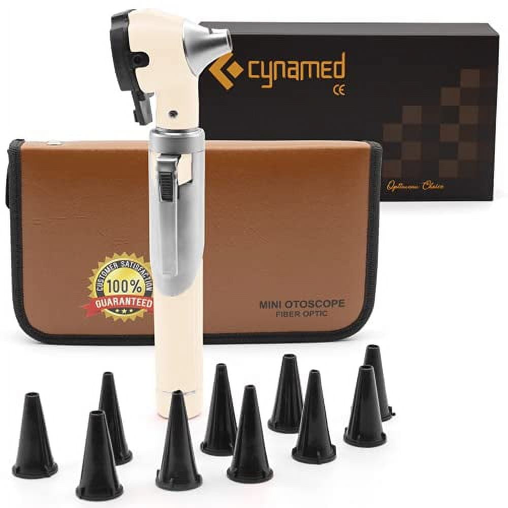 Cynamed Mini Otoscope - Portable Ear Light and Exam Kit for Home and ...