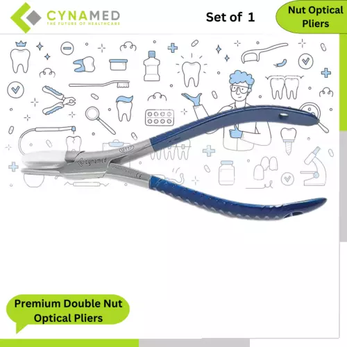 Cynamed Premium Double Nut Optical Pliers Eyeglasses Repairing Plier ...