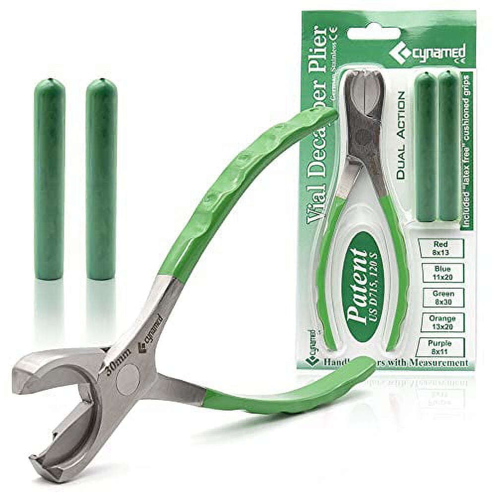 Cynamed Twin Action Decapper Pliers - Perfect for Decapping 8mm and ...