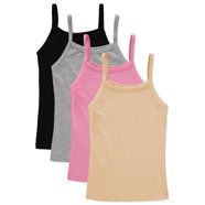 dELiA*s Girls' 5 Pack Cotton Camisole Tank Tops for Girls 2T-14 Soft ...
