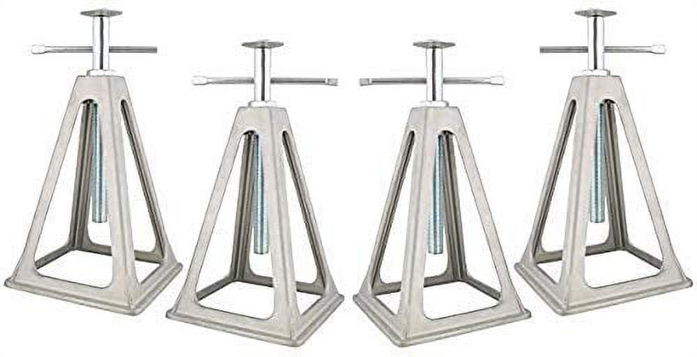 Cynder 02047 Aluminum Stacker Jacks, RV/Trailer Leveler, Supports Up to ...