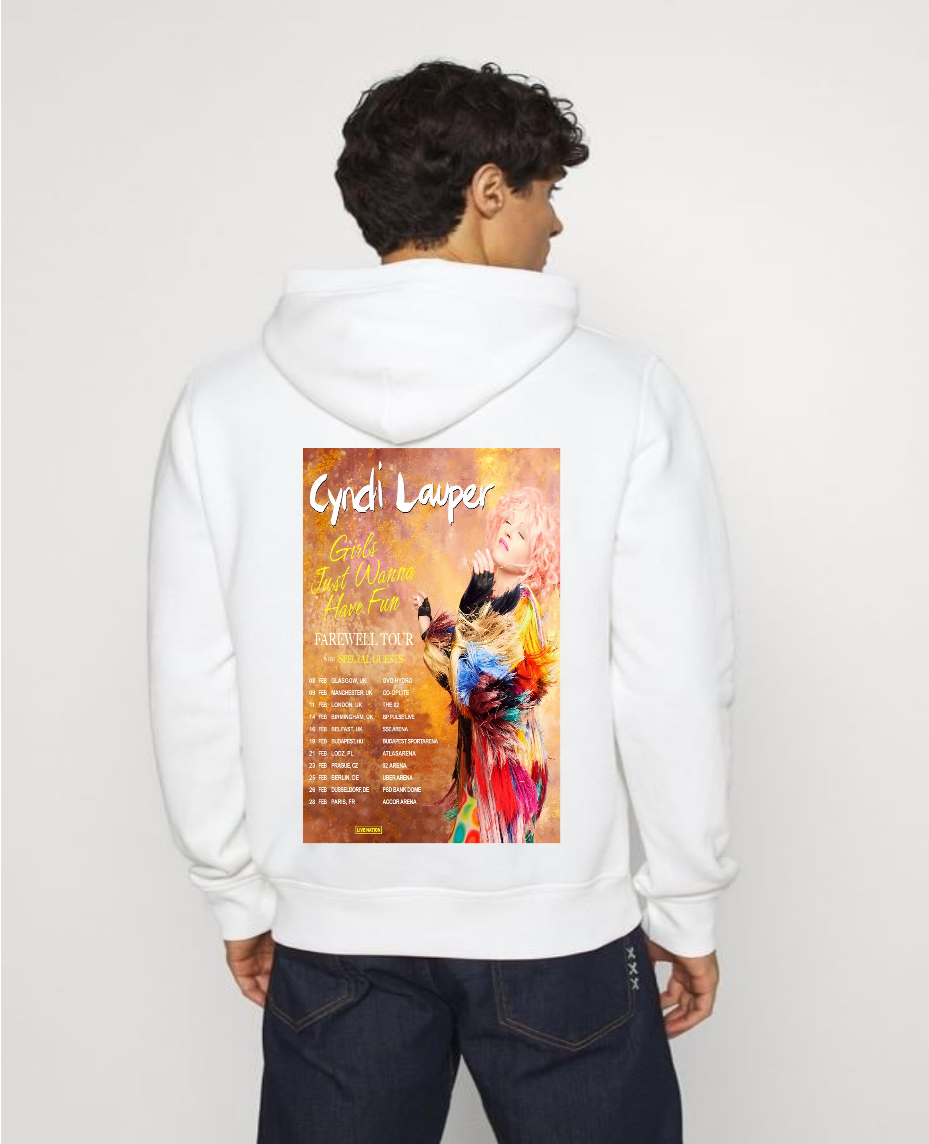 Cyndi Lauper Girls Just Wanna Have Fun Farewell Tour 2024 Poster Shirt ...